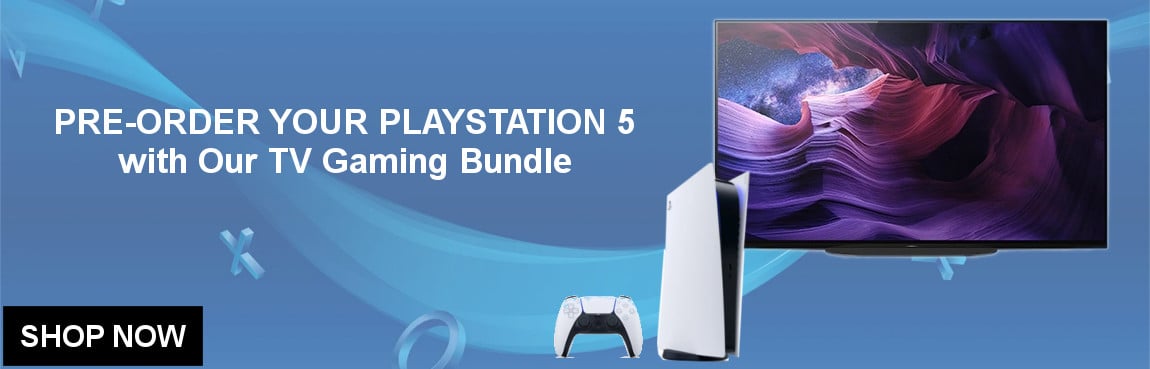 Pre-Order your Playstation 5 with Our TV Gaming Bundle