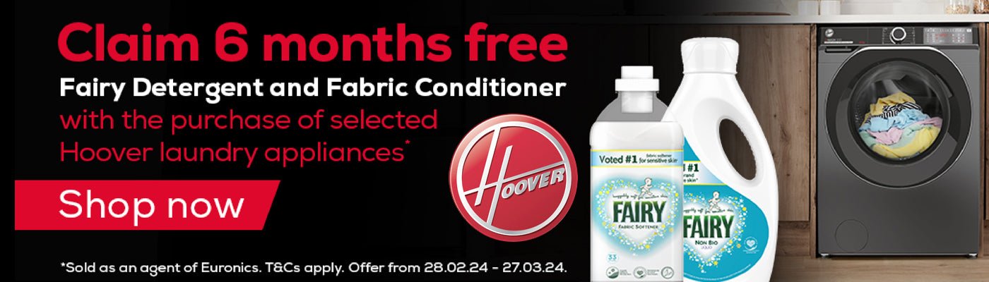 Claim 6 Months FREE Fairy Detergent & Fabric Conditioner