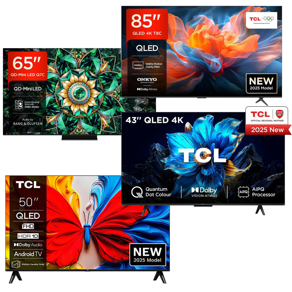 TCL 2025 TVs UK – Buy Latest 4K Smart TVs with Big Deals