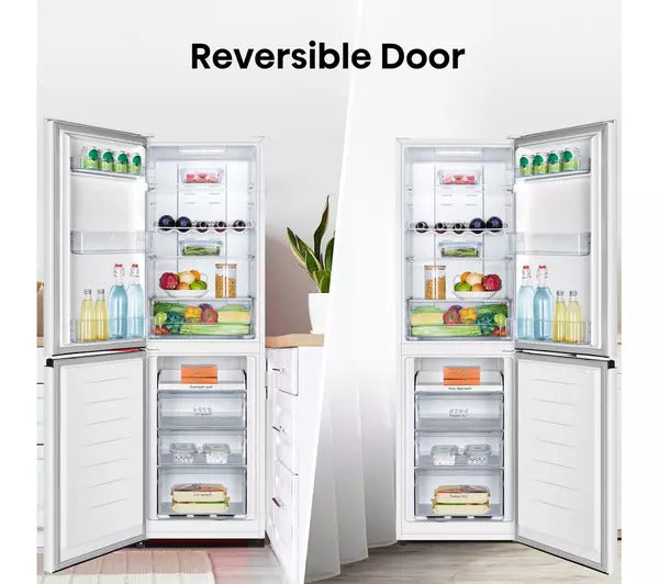 Hisense RB327N4BWE Fridge Freezer Frost Free Freestanding 50/50 182cm ...