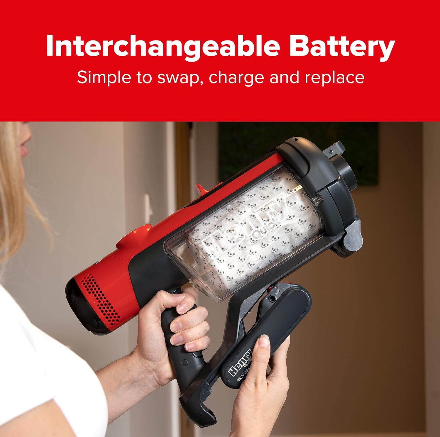 Numatic Henry Quick Cordless Stick Vacuum Cleaner up to 60 Minutes Run ...