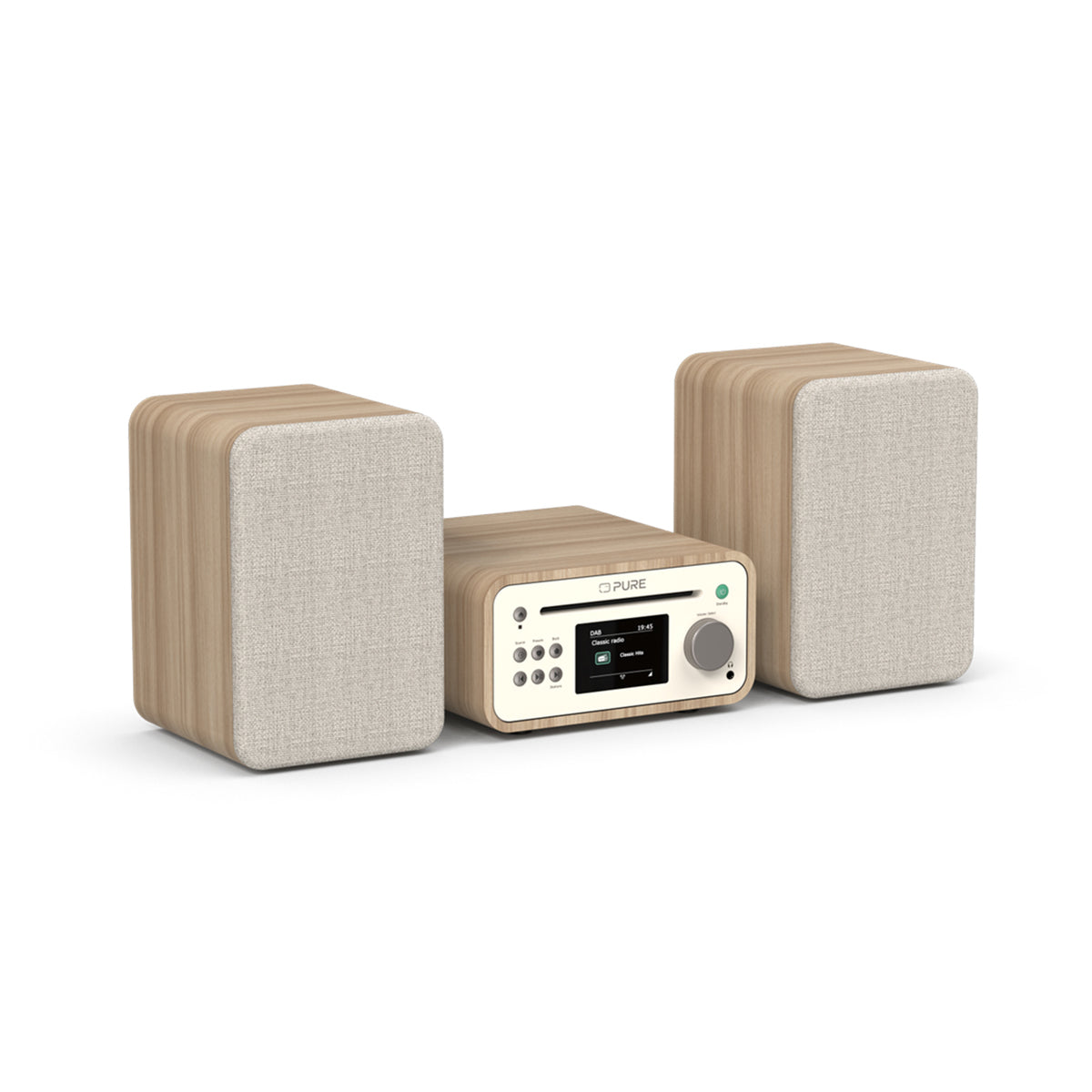 Pure Classic Stereo Mini DAB DAB+ FM Radio with Bluetooth CD Player ...