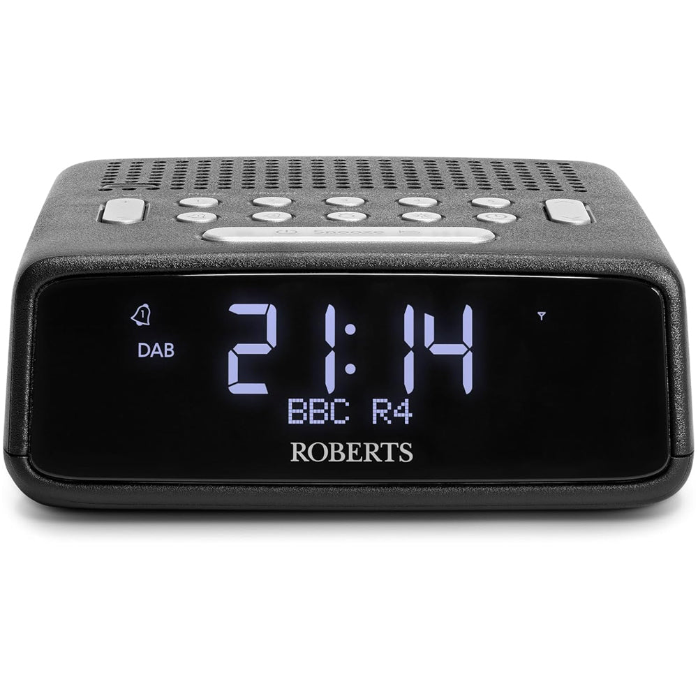 Roberts Ortus DAB DAB+ FM Bedside Alarm Clock Radio Black - Roberts ...