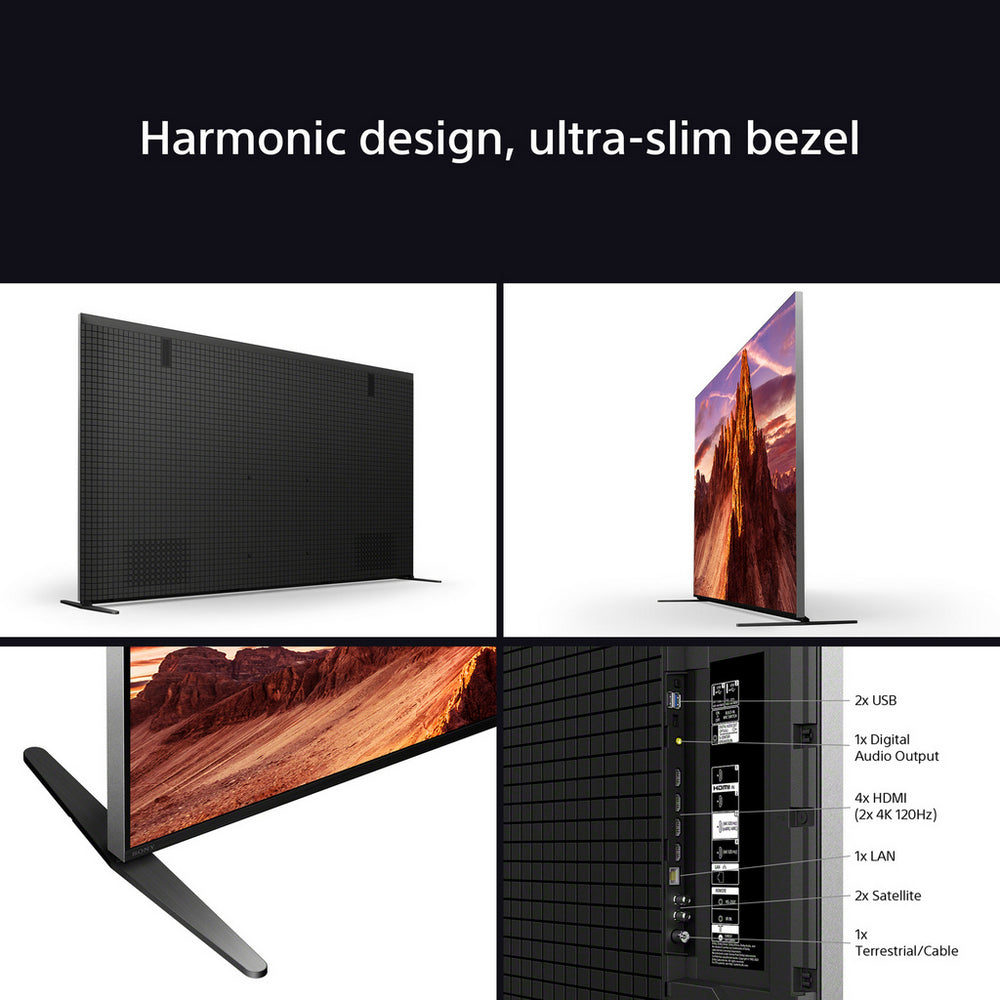 Sony K65XR90PU 65 Inch XR90 4K UHD HDR QLED Mini Led BRAVIA 9 Smart ...